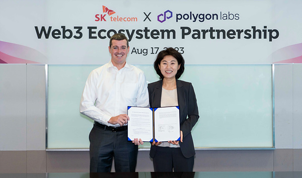 SKT, 글로벌 블록체인 선도기업 ‘폴리곤랩스’와 Web3 생태계 협력 MOU 체결