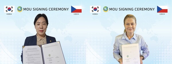 IWPG, 체코 예술가 이레나 프로하즈코바와 평화예술 MOU 체결